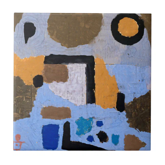 Paul Klee Abstract Painting Modern Art Ceramic Tile | Zazzle