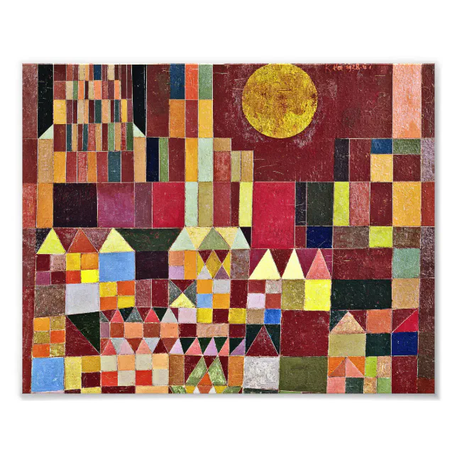 Paul Klee - Castle And Sun Photo Print | Zazzle