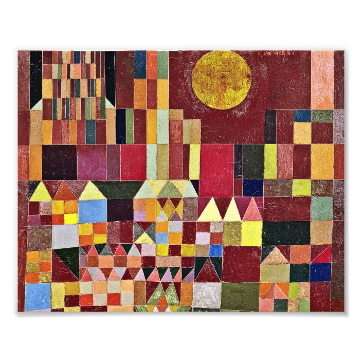 Paul Klee - Castle And Sun Photo Print | Zazzle