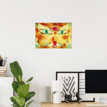 Paul Klee Cat and Bird Poster | Zazzle
