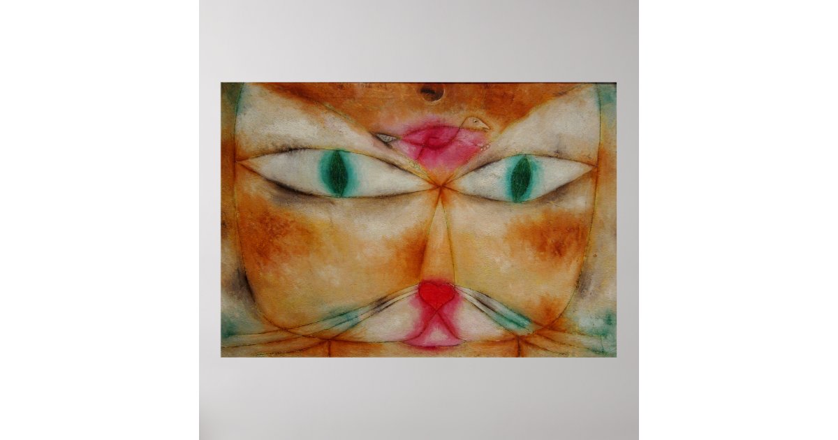 Paul Klee Cat And Bird Poster | Zazzle