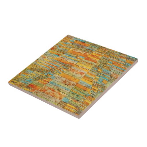 Paul Klee Highways and Byways Tile | Zazzle