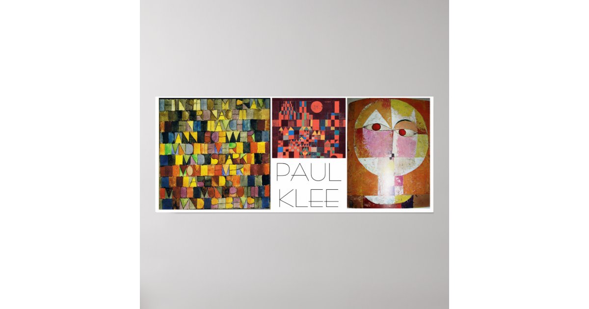 Paul Klee Poster Collage | Zazzle