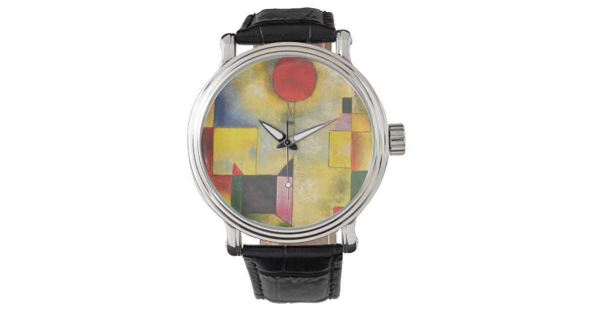 Paul Klee Red Balloon Watch | Zazzle