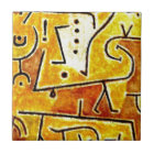 Klee- Moonlight, Paul Klee painting Ceramic Tile | Zazzle.com