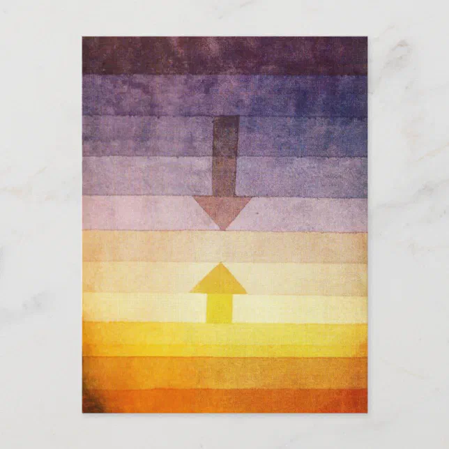 Paul Klee Separation in the Evening Postcard | Zazzle