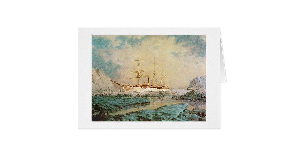 Paul McGehee "USRC "Bear" in Alaskan Waters" Card | Zazzle