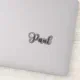 Paul Name - Handwritten Calligraphy Sticker | Zazzle