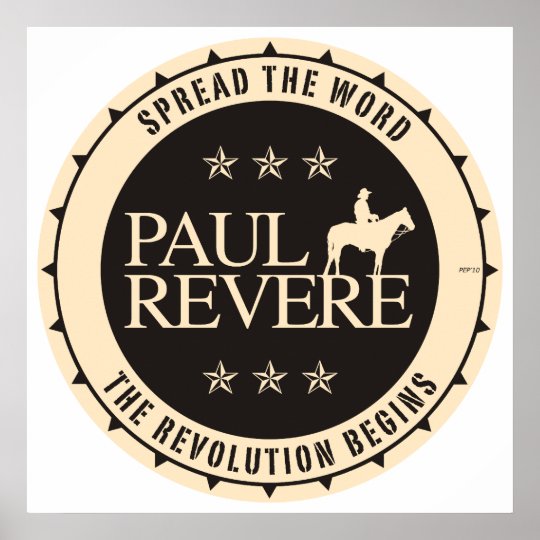 Paul Revere Poster | Zazzle.com