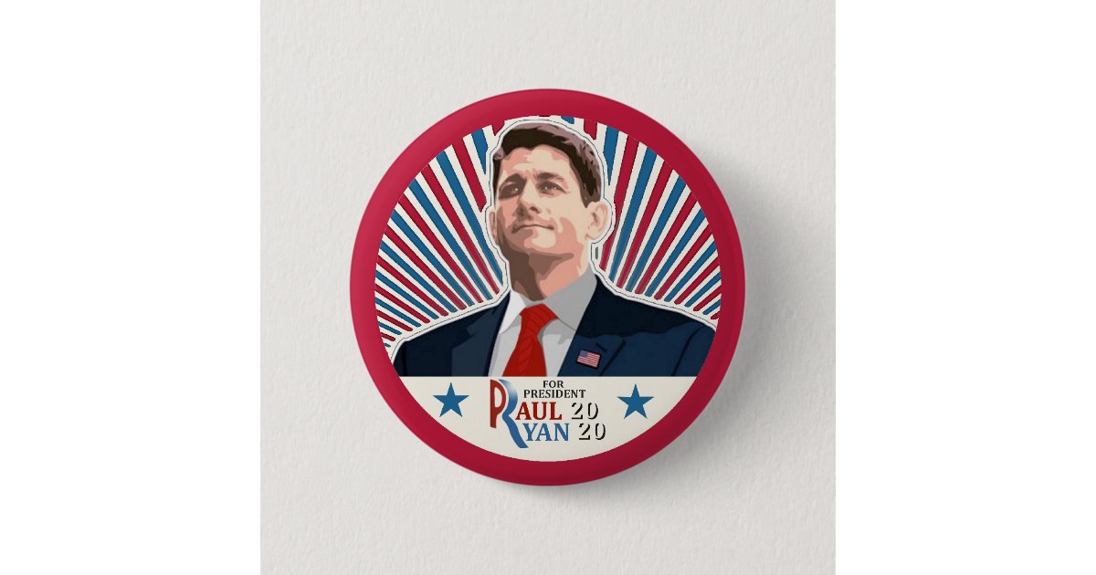 Paul Ryan 2020 Button | Zazzle