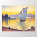 Paul Signac - The Port at Sunset, Opus 236 Wall Decal | Zazzle
