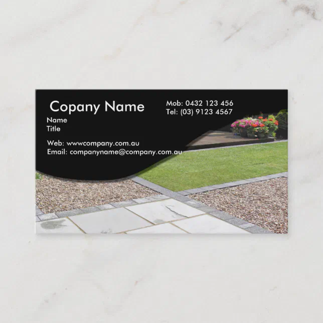 Paving Business Card | Zazzle