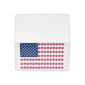Paw Print American Flag Checkbook Cover | Zazzle