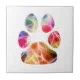 Paw Print Ceramic Tile | Zazzle