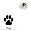 Paw Print Signature Rubber Stamp | Zazzle
