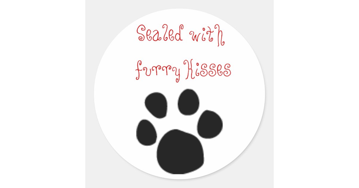 Paw Print Stickers | Zazzle