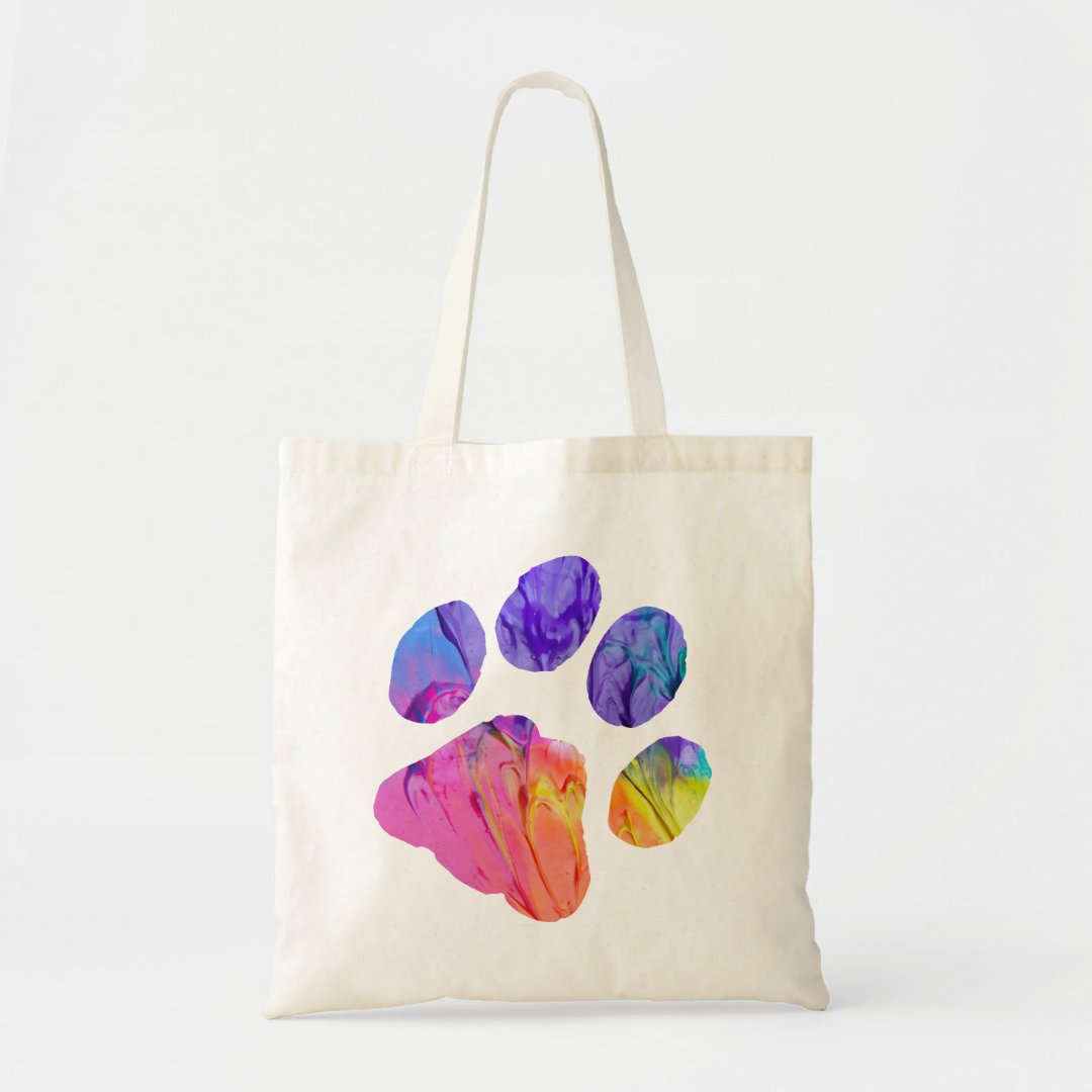 Paw Print Tote Bag | Zazzle