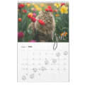Paw Prints 12 Month Your Family Pet Photos Calendar | Zazzle