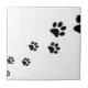 Paw Prints Tile | Zazzle