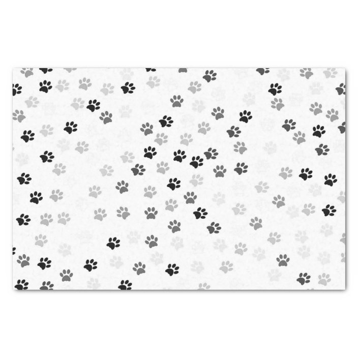 Paw Prints Tissue Paper for Dog Lovers | Zazzle.com