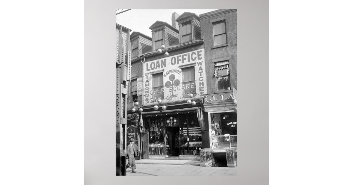 Pawn Shop, 1920s Poster | Zazzle