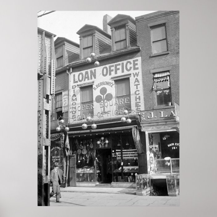 Pawn Shop, 1920s Poster | Zazzle.com