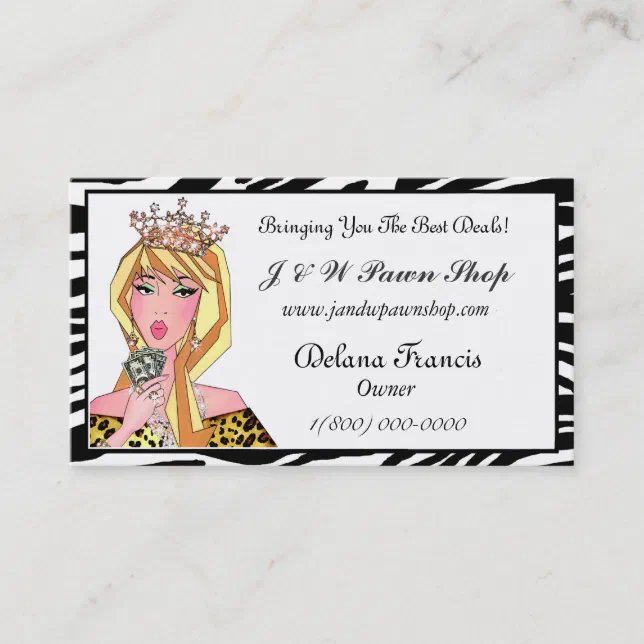 Pawn Shop Business Cards | Zazzle
