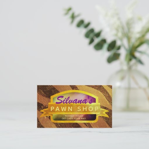 Pawn Shop Slogans Business Cards | Zazzle