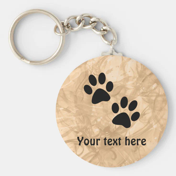 Paws Keychain | Zazzle