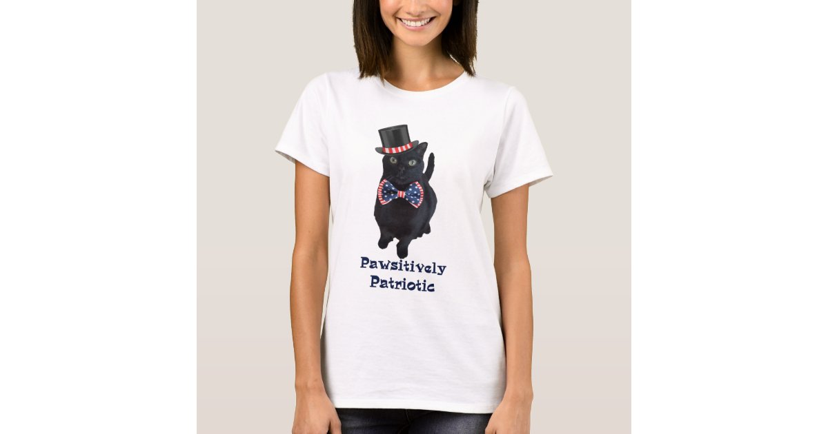 Pawsitively Patriotic T-Shirt | Zazzle.com