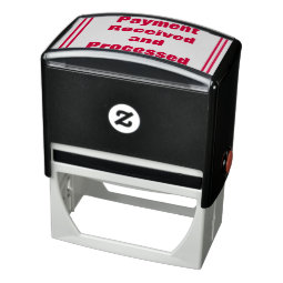"Payment Received and Processed" Rubber Stamp | Zazzle