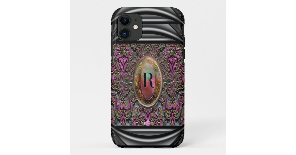 Paynemilder Beautiful Chic Monogram Case-Mate iPhone Case | Zazzle