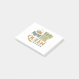 Payroll Queen Post-it Notes | Zazzle