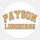 Payson Longhorns Classic Round Sticker | Zazzle