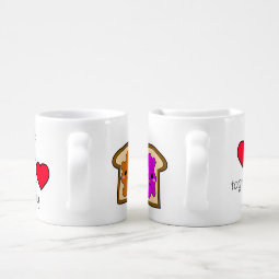 PB & J Lovers' Mugs | Zazzle