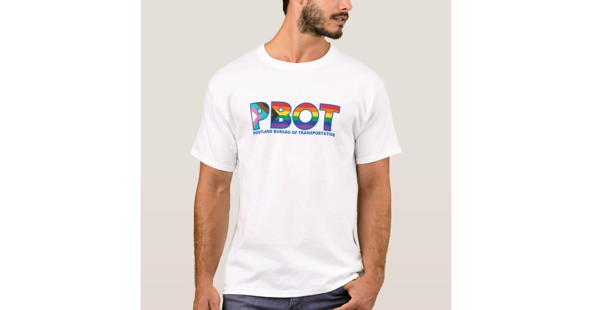 PBOT Pride Logo T-Shirt | Zazzle
