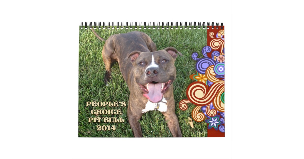 PBRC's People's Choice Pit Bull Calendar 2014 | Zazzle