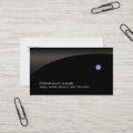 PC Computer Repair Technician Simple Black Business Card | Zazzle