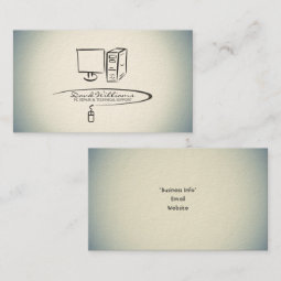 PC Repair/Tech Support Business Card | Zazzle