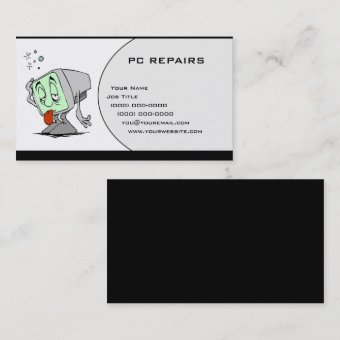 PC REPAIRS BUSINESS CARD | Zazzle