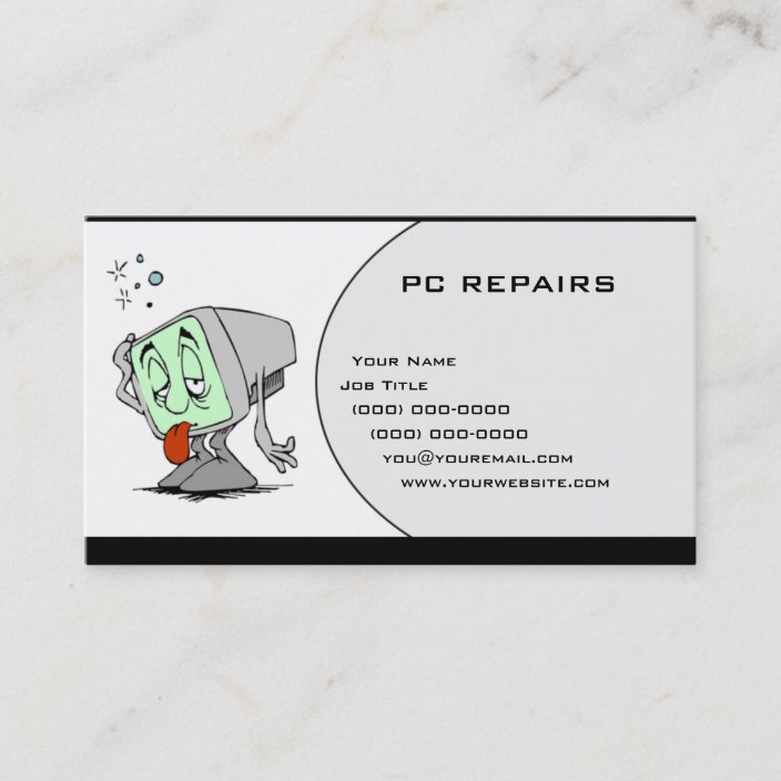 PC REPAIRS BUSINESS CARD | Zazzle.com