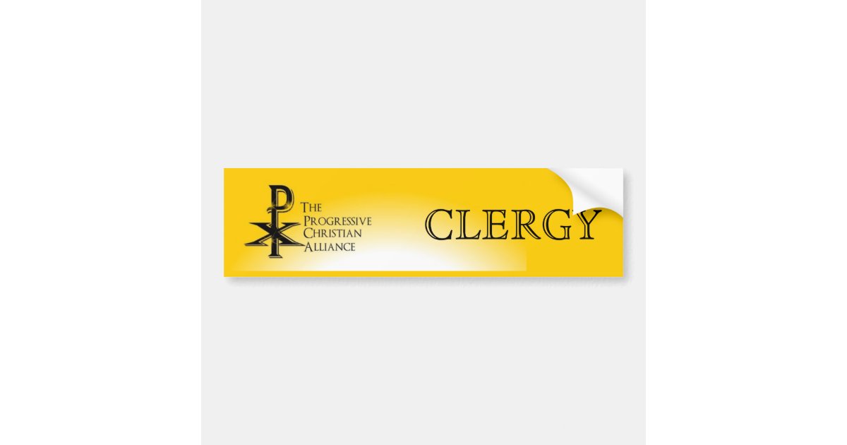 PCA Clergy Bumpersticker Bumper Sticker | Zazzle