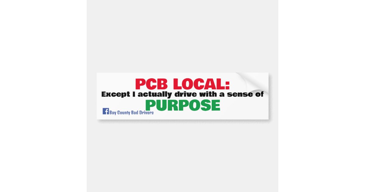 PCB Local Bumper Sticker | Zazzle