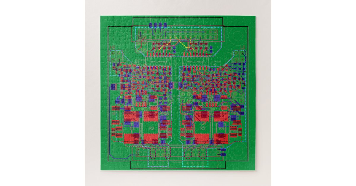 PCB printed circuit board Platinen-Puzzle Puzzle | Zazzle