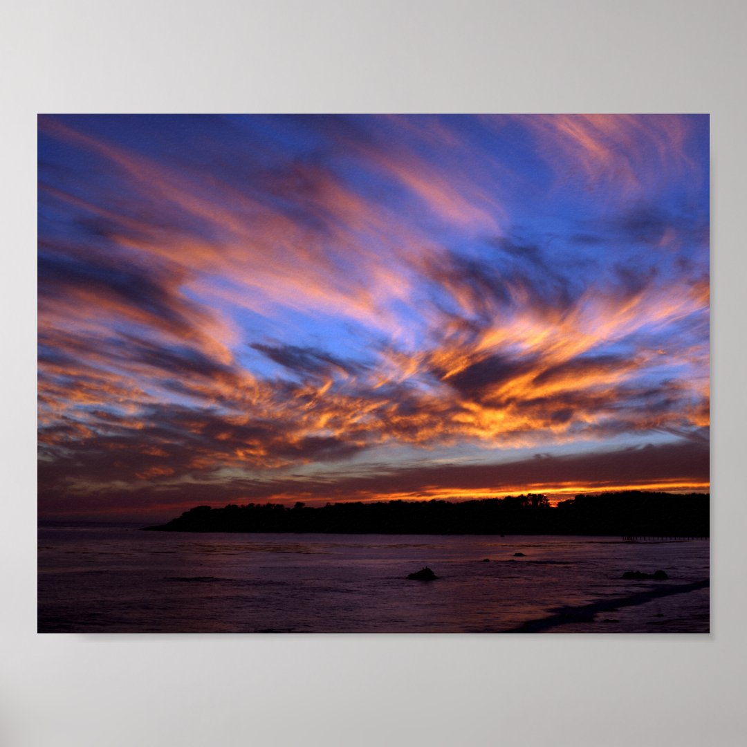 PCH Sunset -Cambria Poster | Zazzle