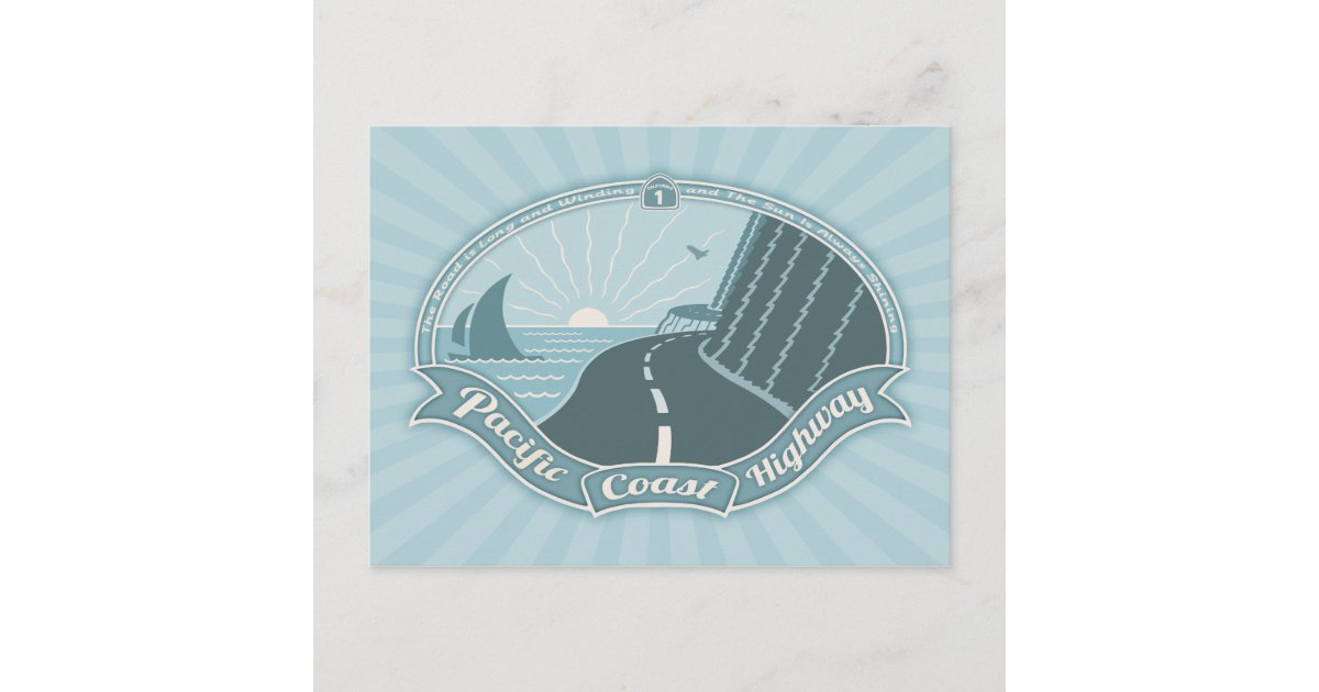 PCH Winding Shining Postcard | Zazzle