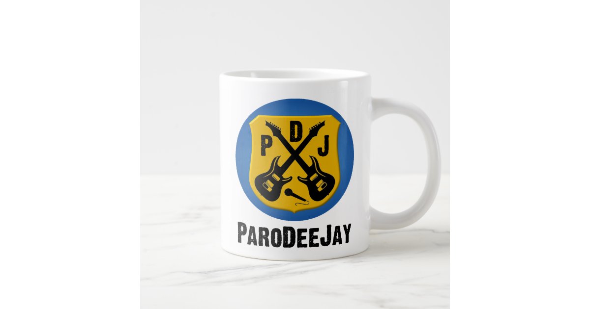 PDJ Jumbo Mug (Round Logo) | Zazzle