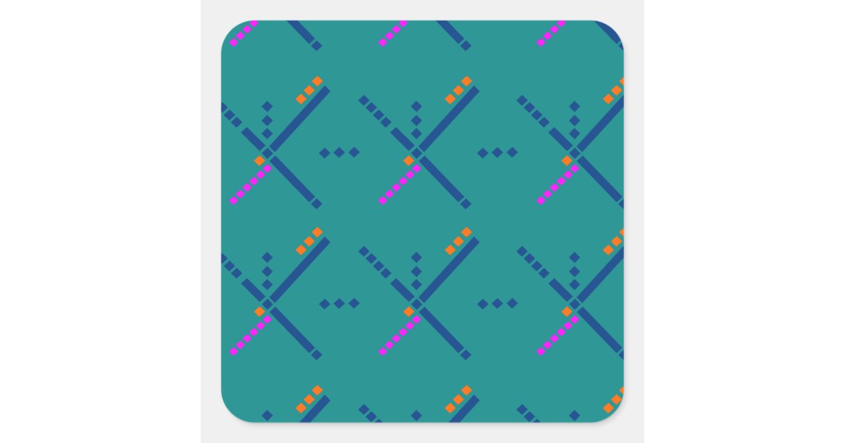 PDX Portland Airport Carpet Square Sticker | Zazzle