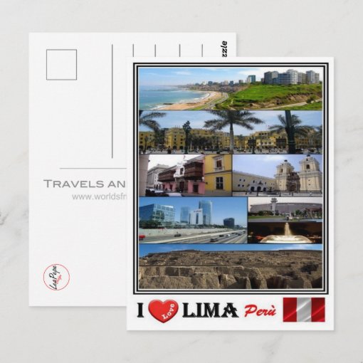 PE - Perù - Lima - Postcard | Zazzle
