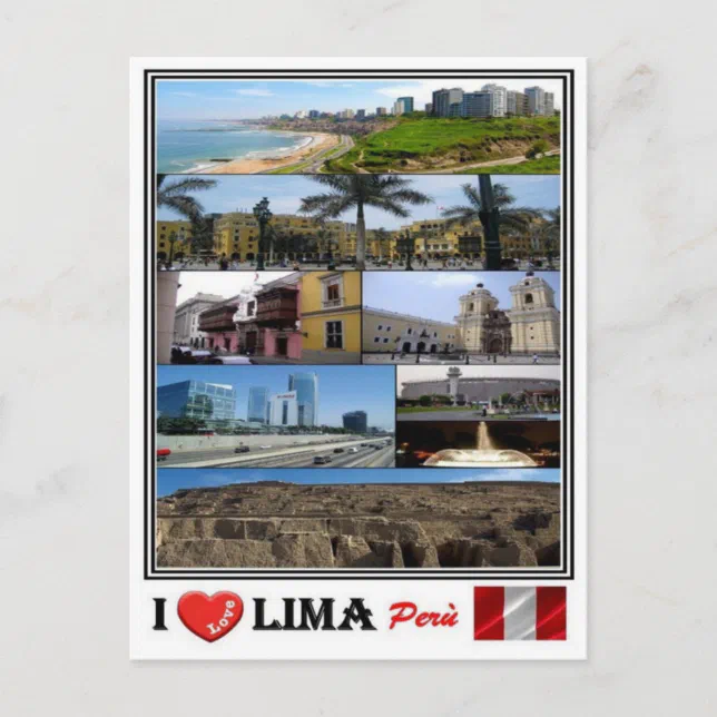 PE - Perù - Lima - Postcard | Zazzle